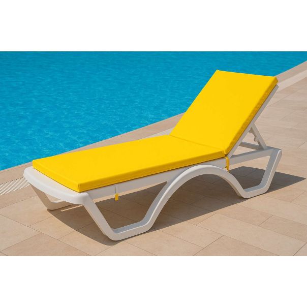 ATELIER DEL SOFA Jastuk za ležaljku Sunny, žuta