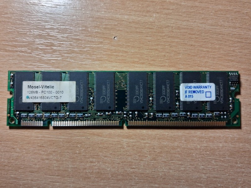 Mosel Vitelic 128MB SDRAM PC100 (7ns) - Retro!