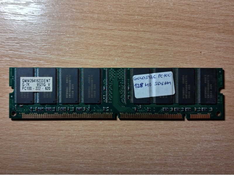 Hyundai (Goldstar) 128MB SDRAM PC100 CL2 – 7ns
