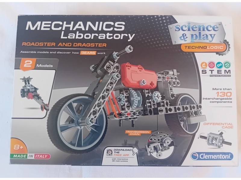 Clementoni mehanics laboratory roadster and dragster