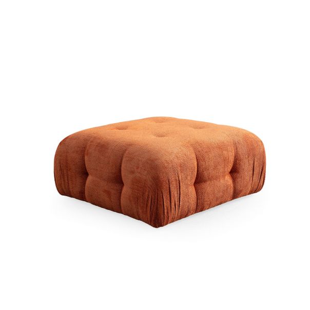 ATELIER DEL SOFA Tabure Amaris Pouffe, narandžasta