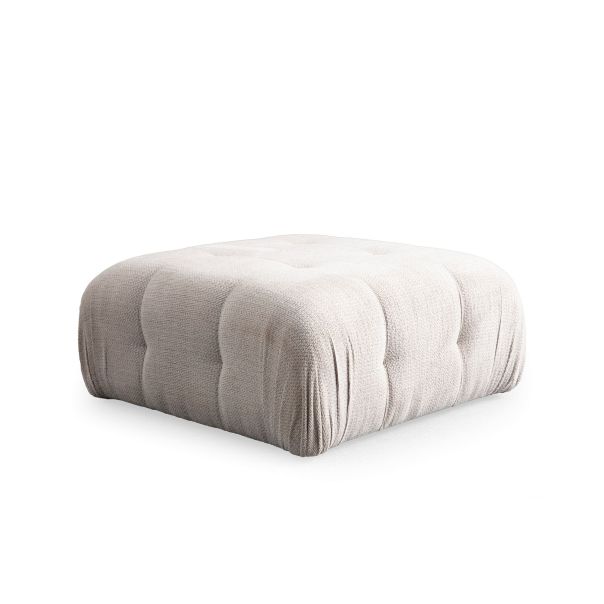 ATELIER DEL SOFA Tabure Amaris Pouffe, bež