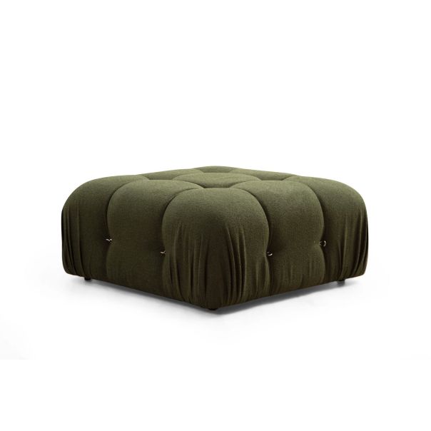 ATELIER DEL SOFA Tabure Bubble Pouffe, zelena