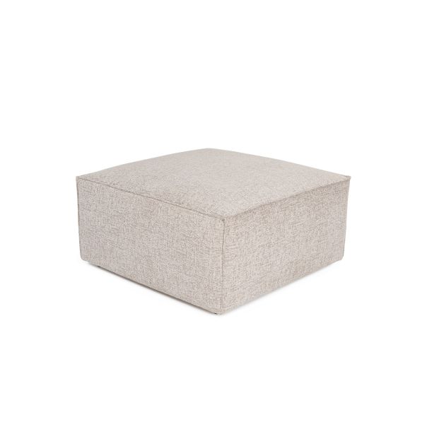 ATELIER DEL SOFA Tabure Lora Pouffe, krem