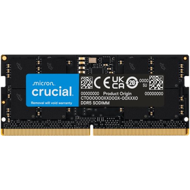 RAM SODIMM DDR5 32GB Crucial 5600MHz CT32G56C46S5