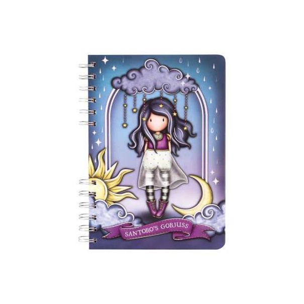 SANTORO Notes spirala linija 96L Whatever the Weather Little Storm Cloud Gorjuss 1258GJ01