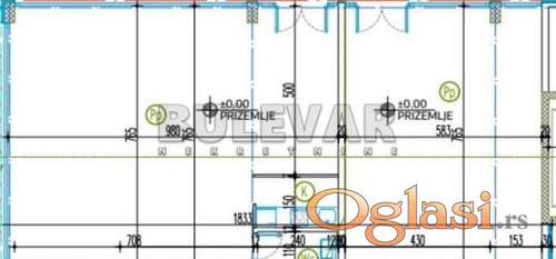 Poslovni prostor, 266 m2, Čair