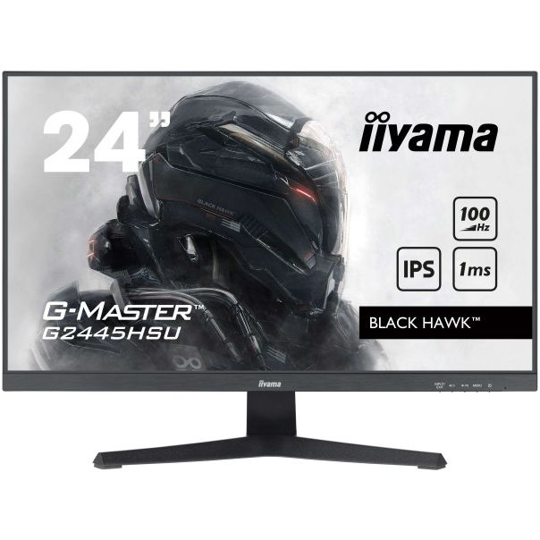 IIYAMA Monitor 23.8" G2445HSU-B2 IPS 1920x1080/100Hz/1ms/HDMI/DP/USB/zvučnici