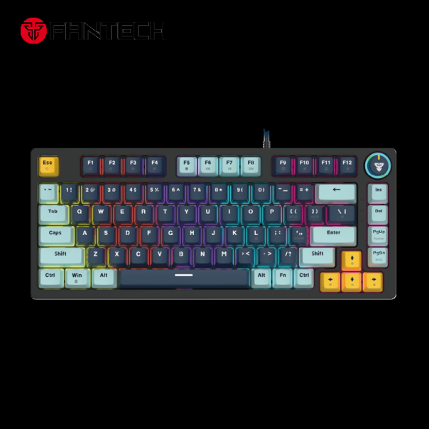 Tastatura mehanička Gaming Fantech MK875V2 RGB Atom 81 Mizu Navy (Rosie switch)