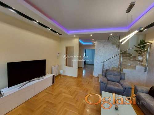 Izdavanje stanova Beograd Vračar-Trosoban duplex penthouse