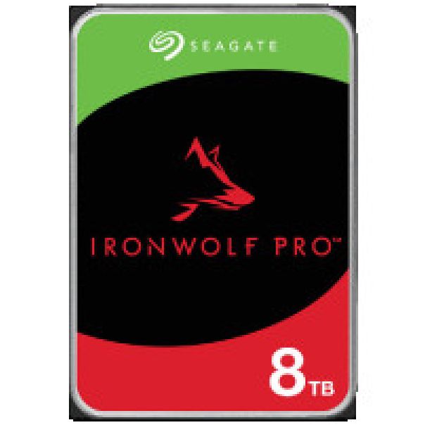 SEAGATE HDD 8TB Ironwolf Pro SATA3 7200rpm 256MB ST8000NT001