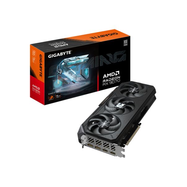 GIGABYTE AMD Radeon RX 9070 GAMING 16GB 256bit GV-R9070GAMING-16GD