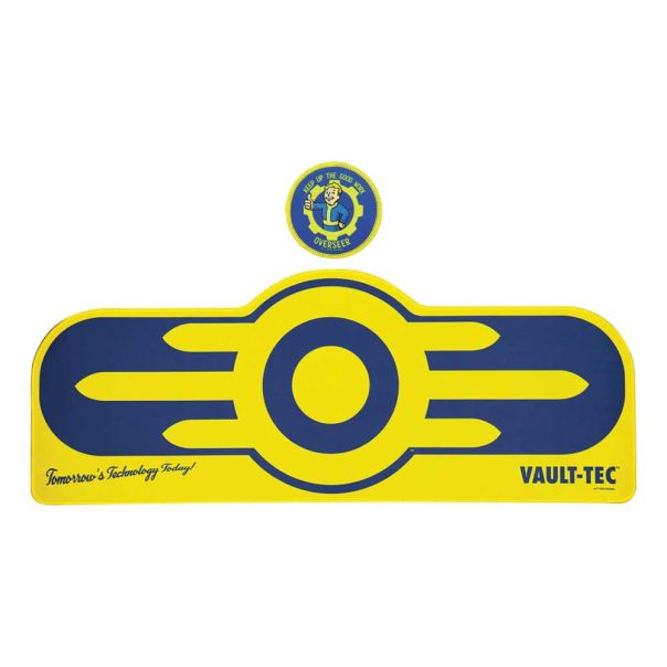 FANATTIK Fallout Vault-Tec XL Desk Pad and Coaster Set