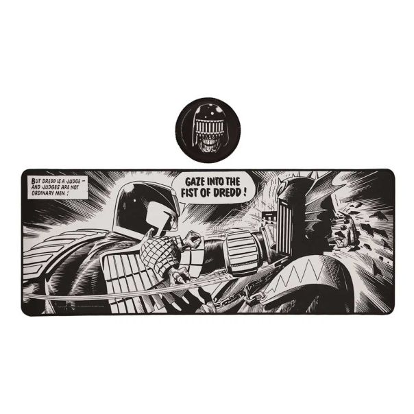 FANATTIK 2000 AD Judge Dredd XL Desk Pad and Coaster Set