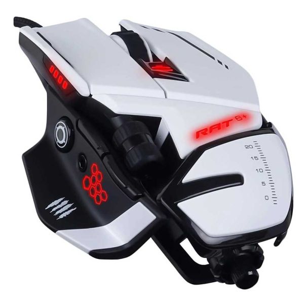 MADCATZ R.A.T. 6+ Gaming Mouse White