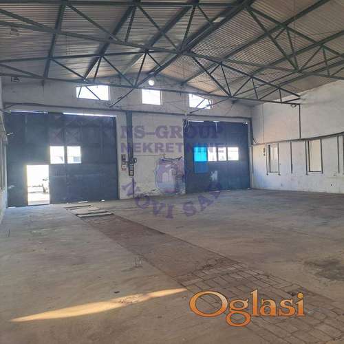 Izdaje se lepa, velika hala na Sajlovu. Površina 300m2