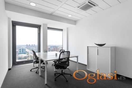 Privatne kancelarije za 1-3 osobe na lokaciji Regus USCE Tower