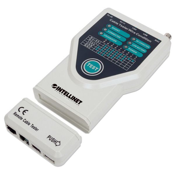 Tester mrežni Intellinet 780094 RJ45/RJ11/USB/BNC