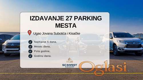 Zakup parking mesta u Jovana Subotića