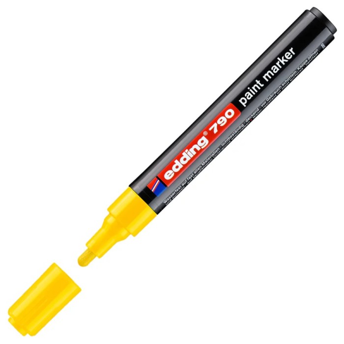 Paint marker Edding E-790, 2-3 mm žuti