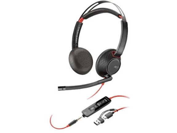 Poly Žične slušalice Blackwire 5220 USB-A 3.5mm