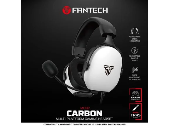 Slušalice Gaming Fantech MH92 Carbon crne