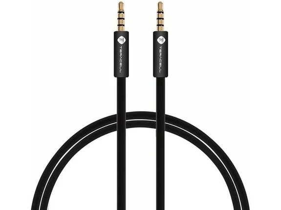 Audio kabel Teracell AUX 3,5 mm crni 0.5m