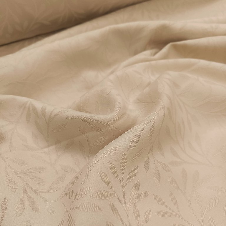 Poliester damast cappucino sa listićima 280 cm širina