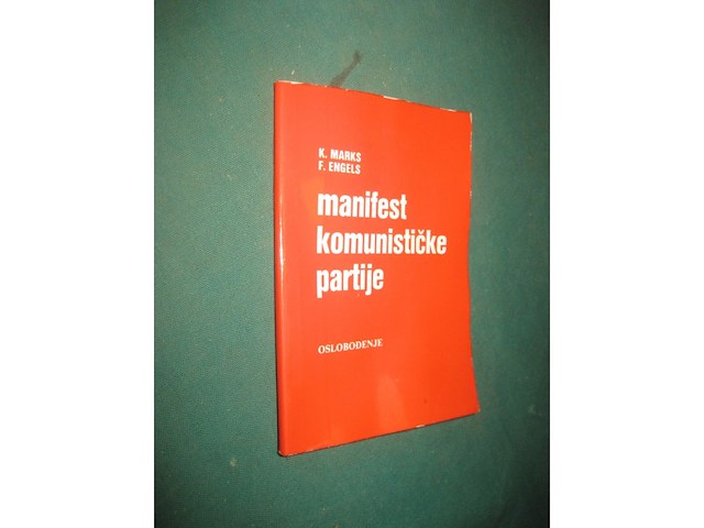 Manifest komunističke partije - Karl Marks, Fridrih Eng