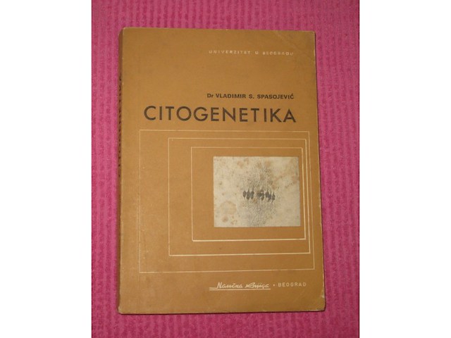 Dr Vladimir S. Spasojević - CITOGENETIKA