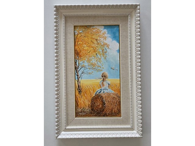 Ulje na platnu - Snovi u polju, prelepa slika!