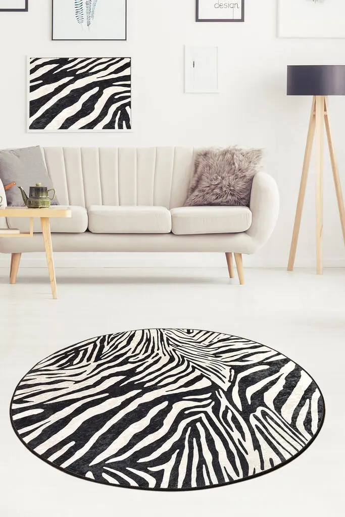Conceptum Hypnose Tepih Zebra, O100cm, Šareni