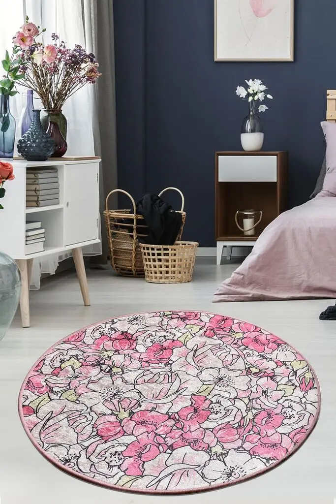 Conceptum Hypnose Tepih Rosa, O100cm, Roze