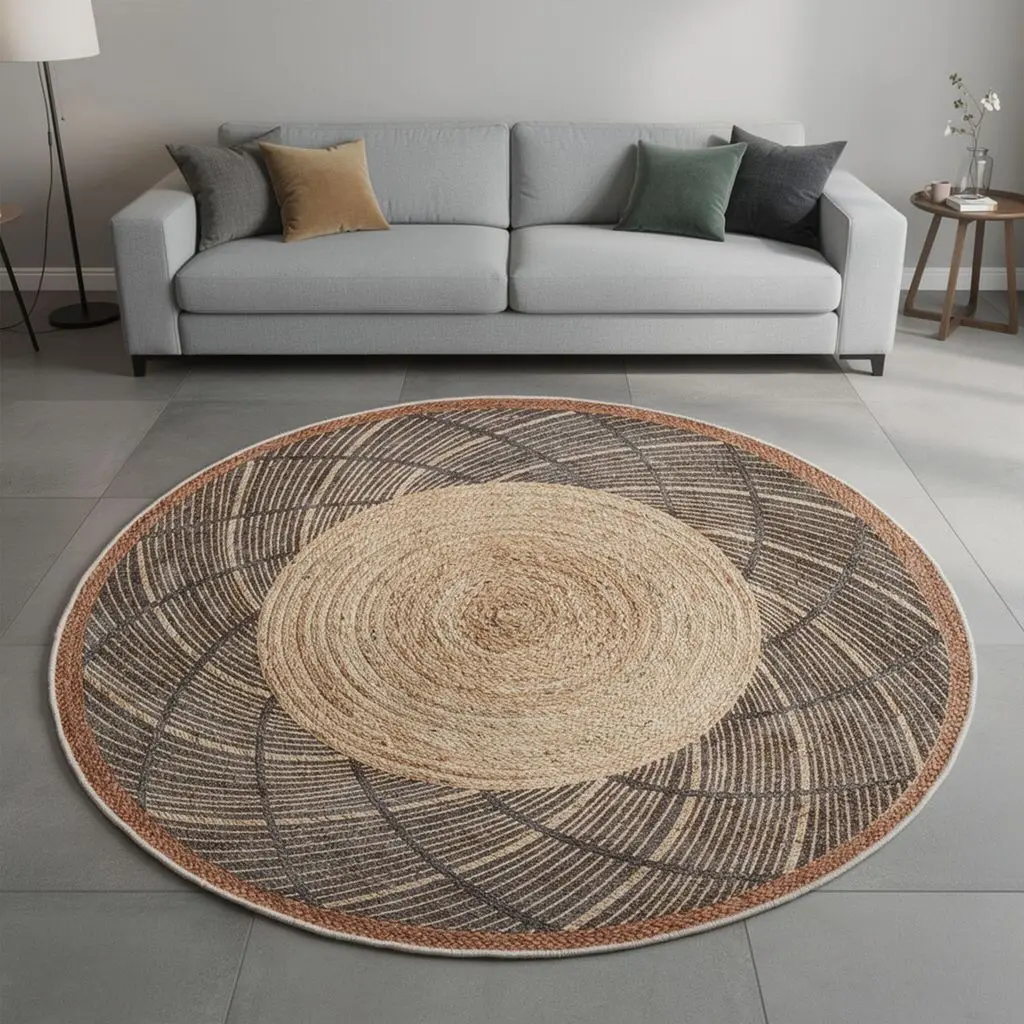 Conceptum Hypnose Tepih WOOPAMUK481, 120x120cm, Braon