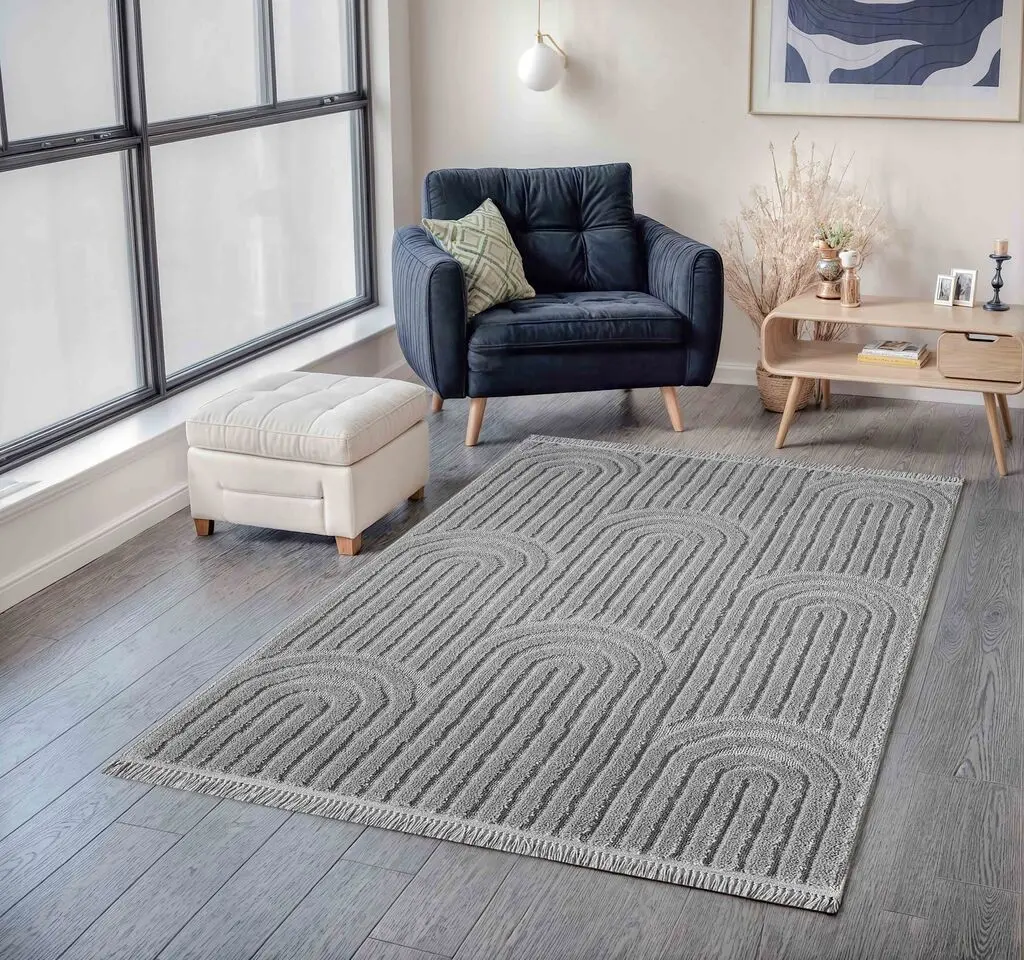 Conceptum Hypnose Tepih Janerio, 200 x 290cm, Sivi