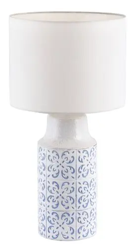 Rabalux AGNES Stona lampa, E27, 1x40W, Plavo-bela