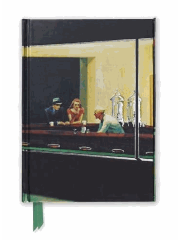 Edward Hopper: Nighthawks (Foiled Journal)