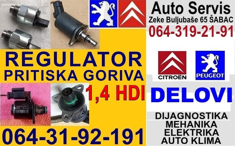 1,4 HDI REGULATOR PRITISKA GORIVA PEŽO PEUGEOT CITROEN