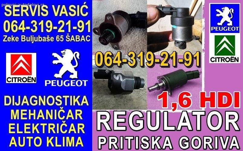 1,6 HDI REGULATOR PRITISKA GORIVA PEŽO CITROEN PEUGEOT