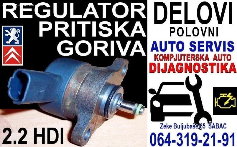 2,2 HDI REGULATOR PRITISKA GORIVA PEŽO CITROEN PEUGEOT