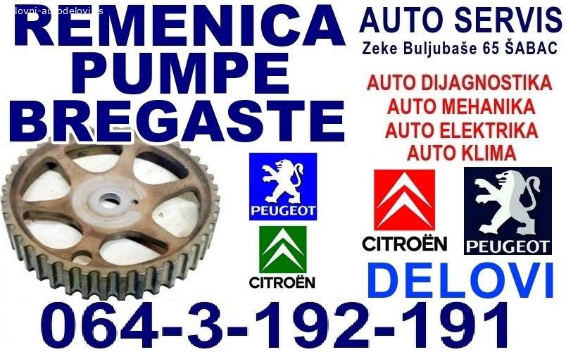 REMENICA PUMPE BREGASTE PEŽO CITROEN PEUGEOT