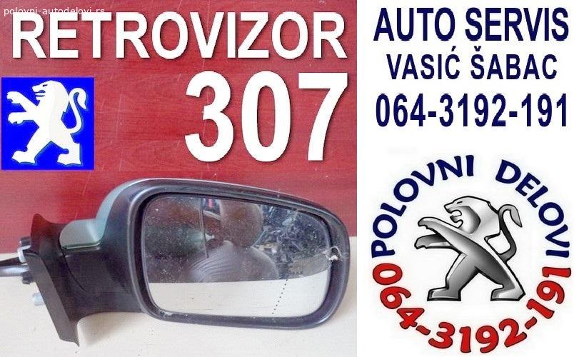 RETROVIZOR PEŽO 307 PEUGEOT