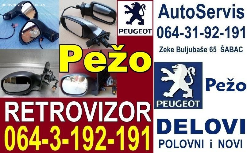 RETROVIZOR PEŽO 1007 207 206 306 307 406 807 106 PEUGEOT
