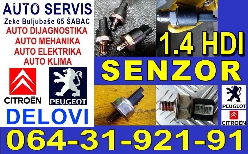 1,4 HDI SENZOR PRITISKA GORIVA PEŽO CITROEN PEUGEOT