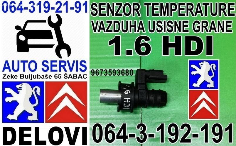 1.6 HDI SENZOR TEMPERATURE VAZDUHA PEŽO CITROEN PEUGEOT