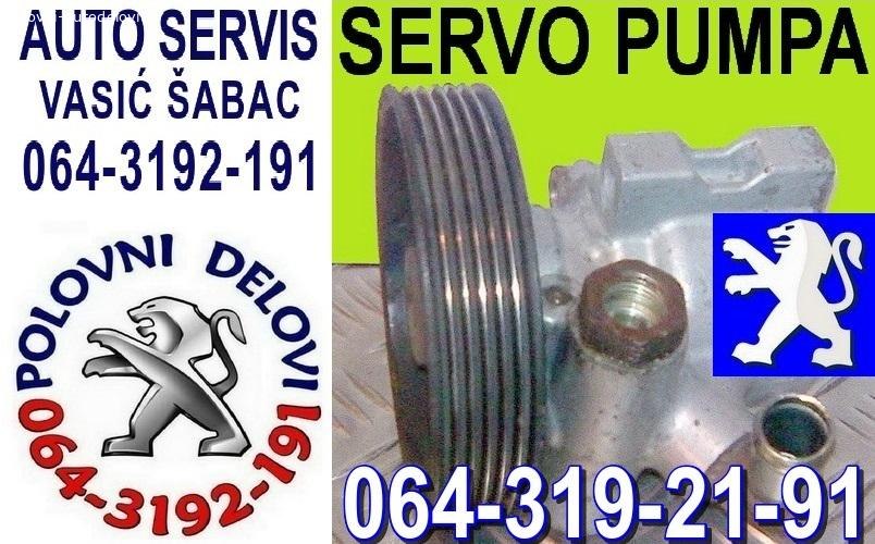 SERVO PUMPA PEŽO 407 607 307 406 206 306 PARTNER 806 PEUGEOT