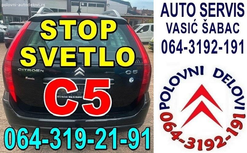 STOP SVETLO CITROEN C5 SREDNJE TREĆE NA GEPEK VRATIMA