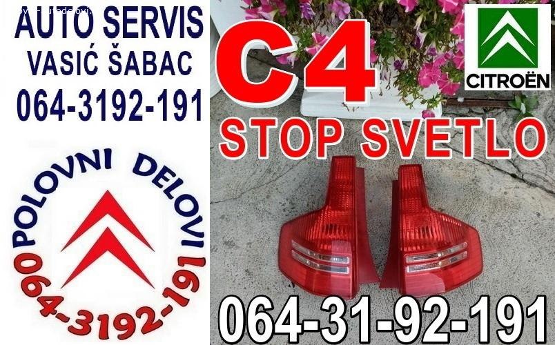 STOP SVETLO CITROEN C4 SREDNJE TREĆE NA GEPEK VRATIMA