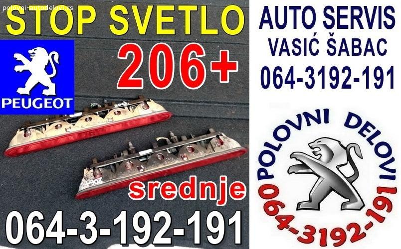 PEŽO 206+ STOP SVETLO SREDNJE TREĆE PEUGEOT