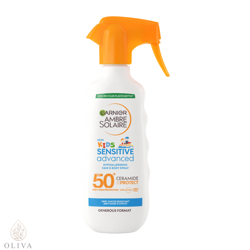 GARNIER AMBRE SOLAIRE KIDS SENSITIVE ADVANCED SPF 50+ SPREJ ZA DECU ZA ZAŠTITU OD SUNCA 270 ML